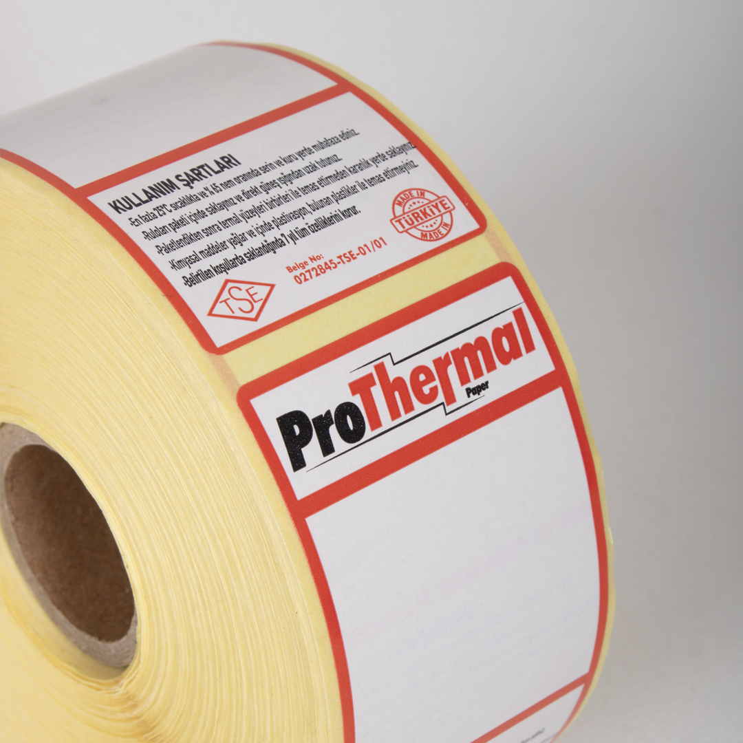Logolu (Baskılı) Termal Etiket - ProThermal